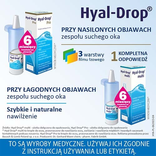HYAL-DROP PRO krople do oczu - apteka internetowa Olmed