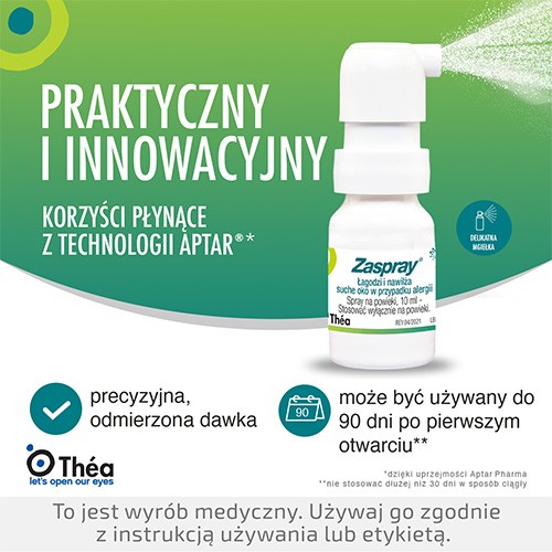 ZASPRAY spray na powieki - apteka internetowa Olmed