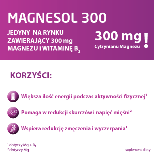 Magnesol 300, 20 saszetek - apteka internetowa Olmed
