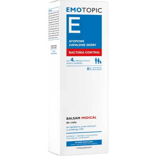 EMOTOPIC Bacteria Control Balsam Medical do ciała, 200 ml - apteka ...