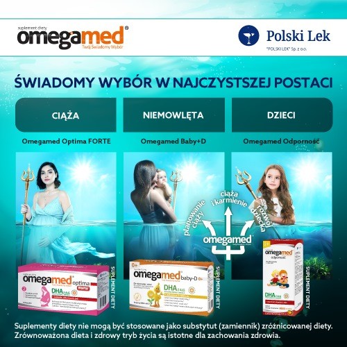 OMEGAMED Optima Forte - dla kobiet w ciąży - apteka internetowa Olmed