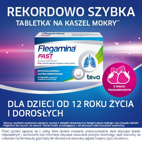 FLEGAMINA Fast 8 mg tabletki - apteka internetowa Olmed
