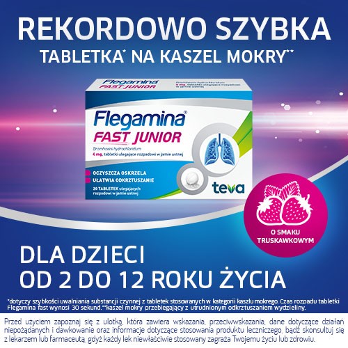 FLEGAMINA Fast Junior 4 mg - lek bez recepty - apteka internetowa Olmed