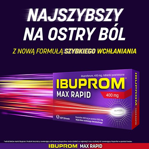 IBUPROM MAX RAPID, 24 tabl. - apteka internetowa Olmed