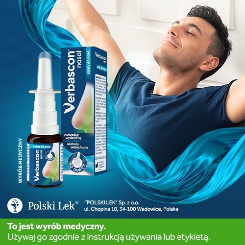 VERBASCON NASAL Spray do nosa, 20ml – cena, właściwości i opinie na ...