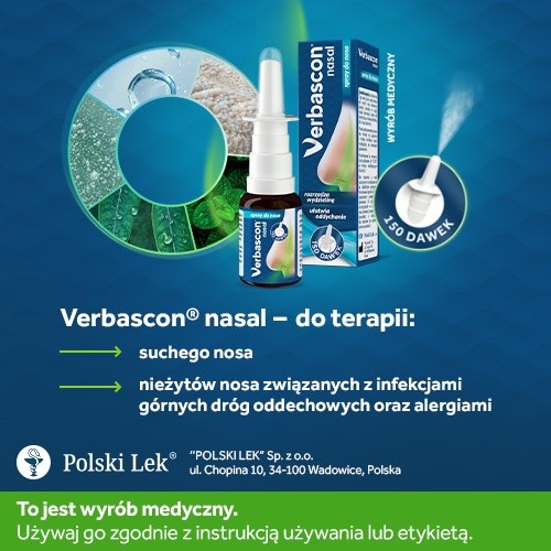 VERBASCON NASAL Spray do nosa, 20ml – cena, właściwości i opinie na ...