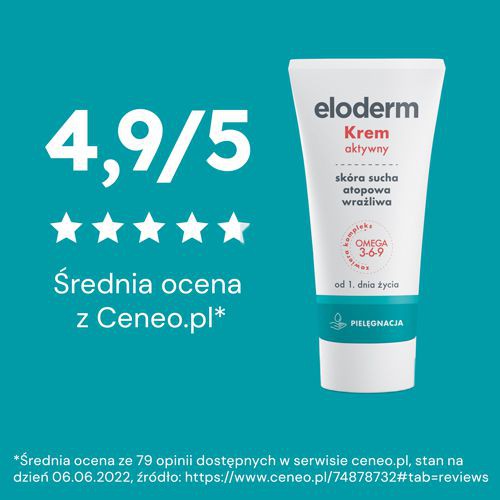 ELODERM Krem aktywny od 1. DNIA ŻYCIA - 75 ml - apteka internetowa Olmed