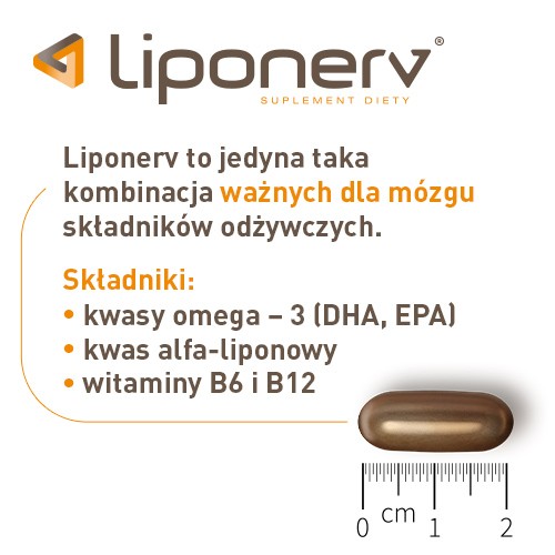 Liponerv, 30kaps. - suplement diety - apteka Olmed