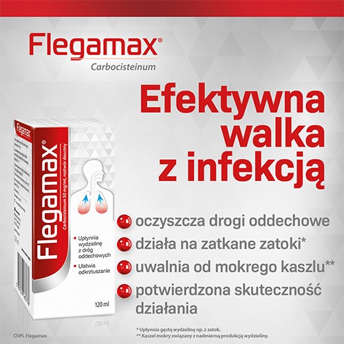 Flegamax roztwór doustny 0,05g/ml 1but.a 120ml – cena, właściwości i ...