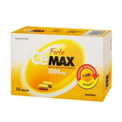 Ce Max Forte tabletki o przedłużonym uwalnianiu 1 g - 10 tabletek ...