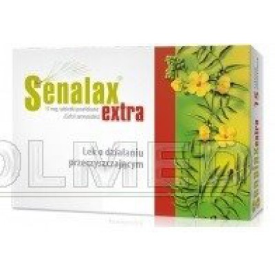 Senalax Extra - 30 tabletek – cena, właściwości i opinie na AptekaOlmed.pl