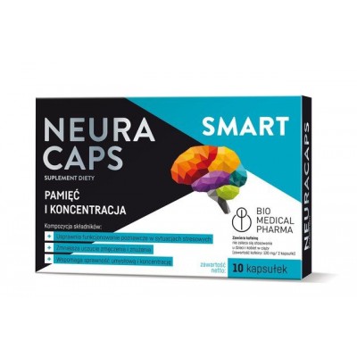 Neurocaps Smart - 10 kaps. Bio Medical Pharma