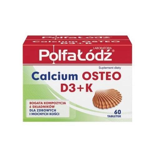 CALCIUM OSTEO D3 + K, 60 tabletek Laboratoria Polfa Łódź - apteka Olmed