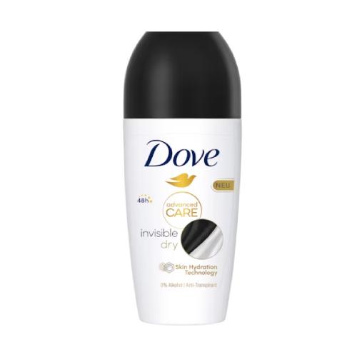 DOVE DEO Woman Invisible rollon, 50ml - apteka internetowa Olmed