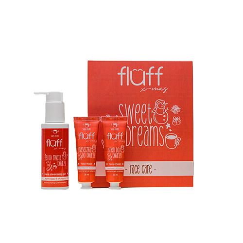 Fluff Zestaw Sweet Dreams Żel Do Mycia Twarzy 100ml Krem Do Twarzy 30ml Maseczka Do