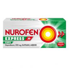 Nurofen Express Caps 200mg, 10 kap. - lek bez recepty - apteka Olmed
