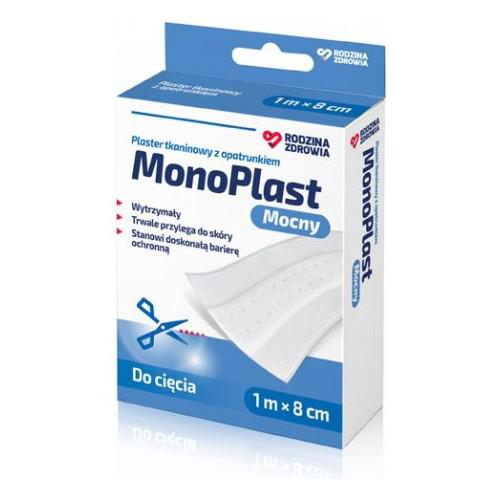 MonoPlast Plaster Mocny do cięcia 1mx8cm, 1szt. apteka internetowa Olmed