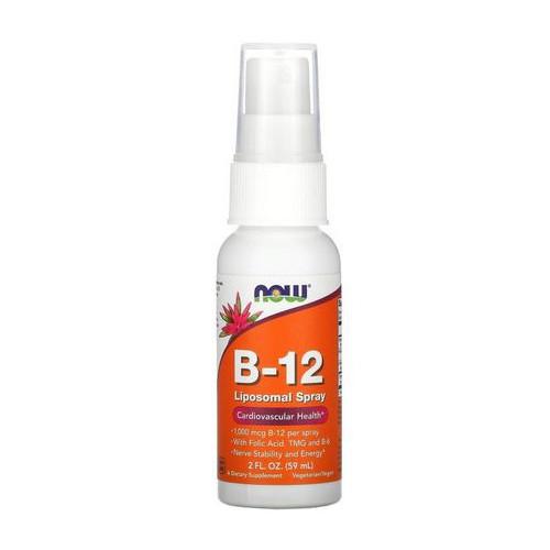 NOW FOODS Witamina B-12 Spray liposomowy, 59ml - suplement diety ...